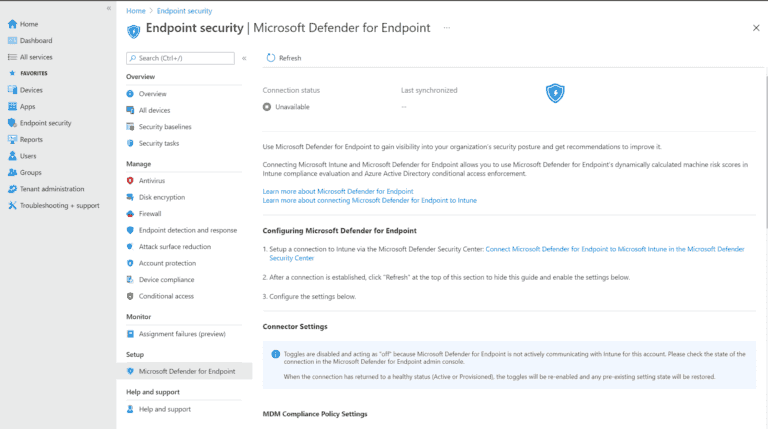 Enroll devices to Defender for endpoint with Intune - Just about the ...