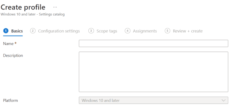 Why use the Setting catalog, and how - Just about the Modern Workplace