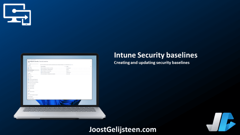 Intune Security baselines - Just about the Modern Workplace
