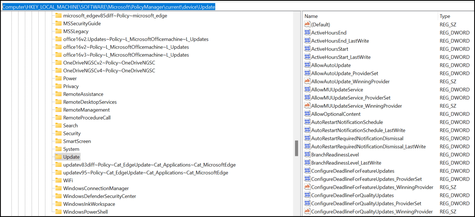 Troubleshooting Windows Updates (WUfB): GPO policy snags