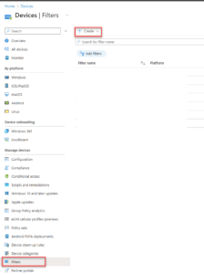 Filtering you're way around Intune - Just about the Modern Workplace