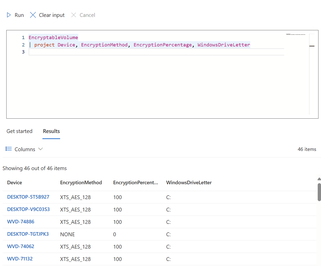 Device Query for multiple devices for Windows